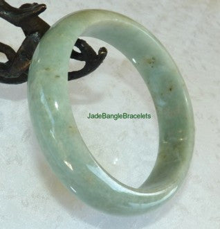 Endlessly Interesting Varied Green Veins Jadeite Jade Bangle – Jade Heaven